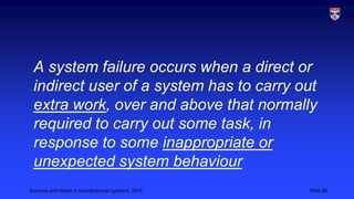 System success and failure | PPTX