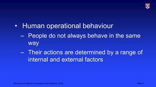 System success and failure | PPTX