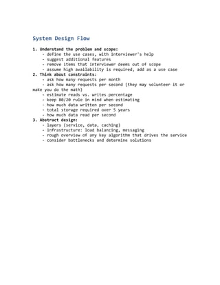 System Design Flow | PDF