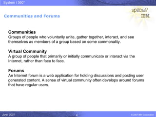 System i Forums And Communities | PPT