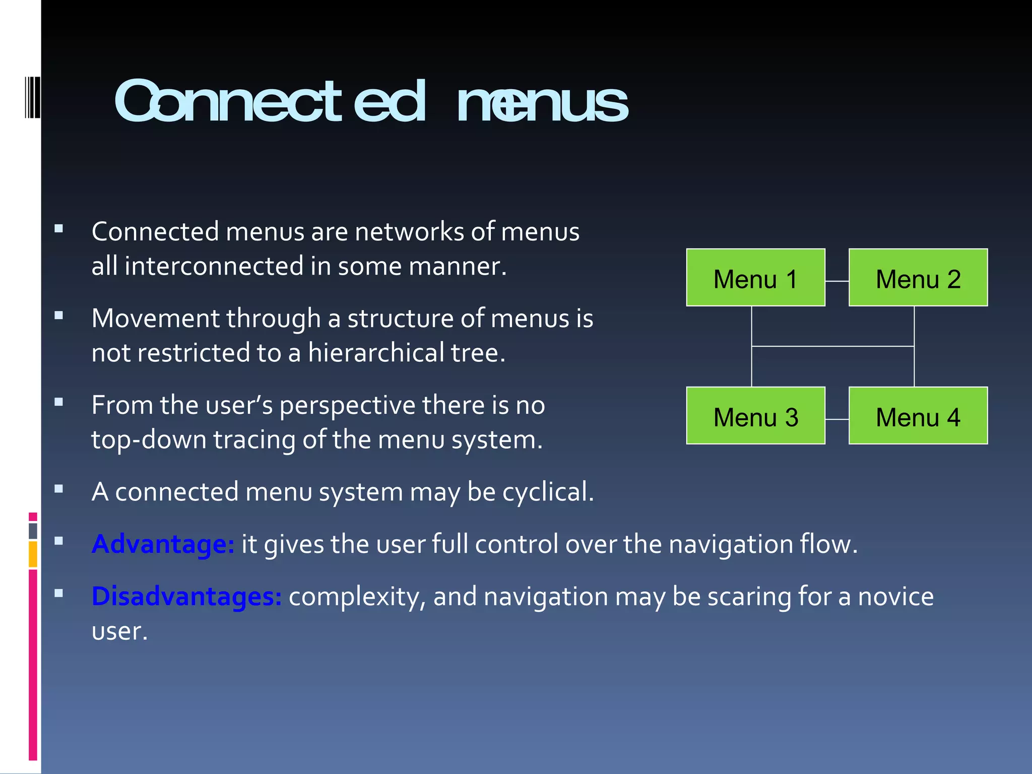 System Menu And Navigation | PPT