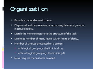 System Menu And Navigation | PPT