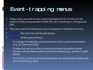 System Menu And Navigation | PPT