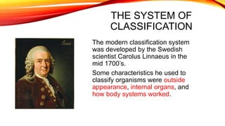 System of-classification: Taxonomy | PPTX