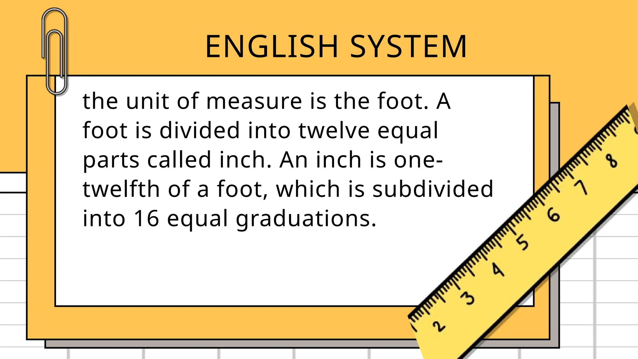 Measuring the World: A Comparison of English and Metric Systems".pptx ...