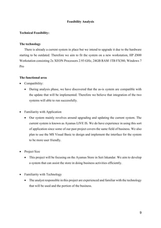 System Proposal - Ayamas IMS | PDF