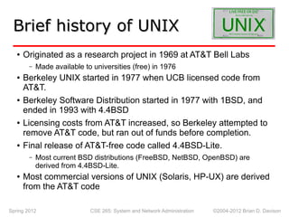 System and Network Administration course | PDF