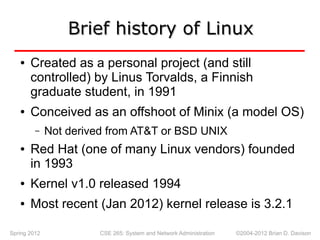 System and Network Administration course | PDF