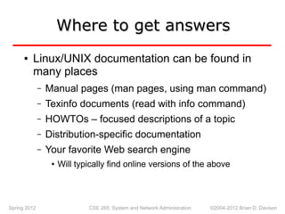 System and Network Administration course | PDF
