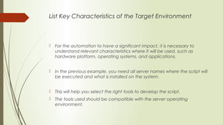System administration with automation | PPT