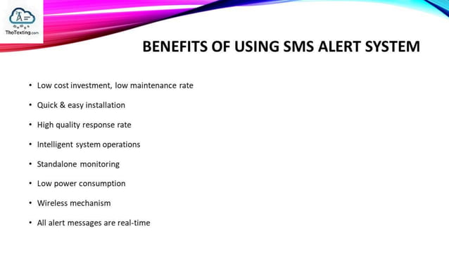 System alerts (text messaging) | PPTX