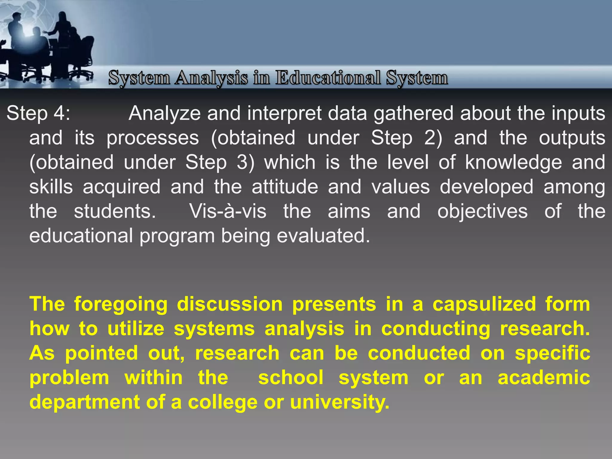 System analysis module4 | PPTX