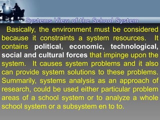 System analysis module4 | PPTX