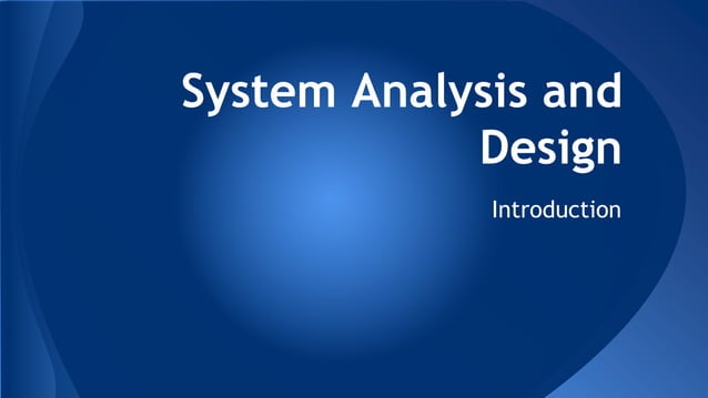 System Analysis and Design | PPTX | Operating Systems | Computer ...