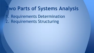 System analysis and design Part2 | PPTX