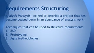 System analysis and design Part2 | PPTX