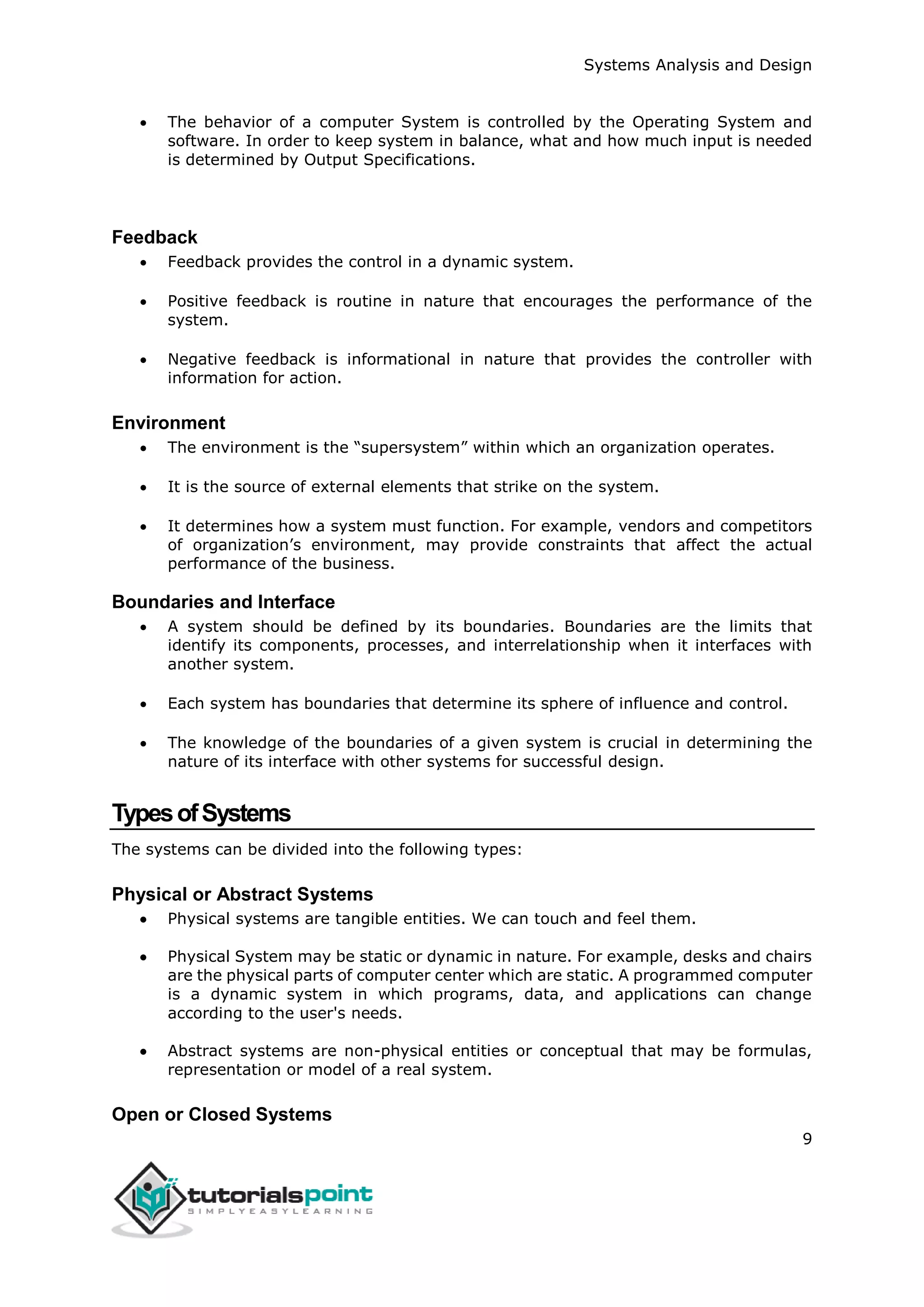 System analysis and_design_tutorial | PDF
