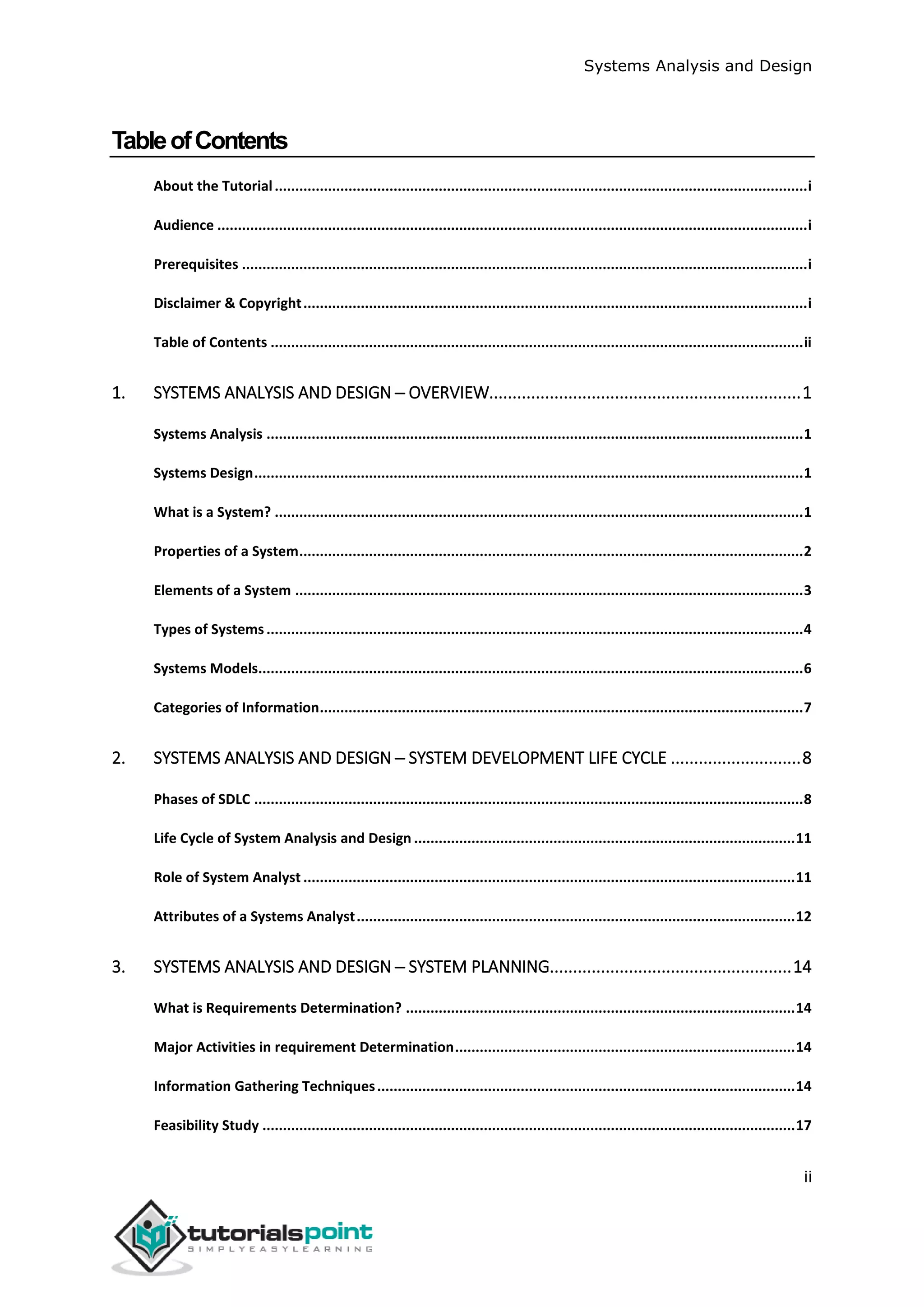 System analysis and_design_tutorial | PDF