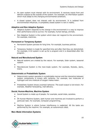 System analysis and_design_tutorial | PDF