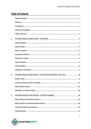 System analysis and_design_tutorial | PDF