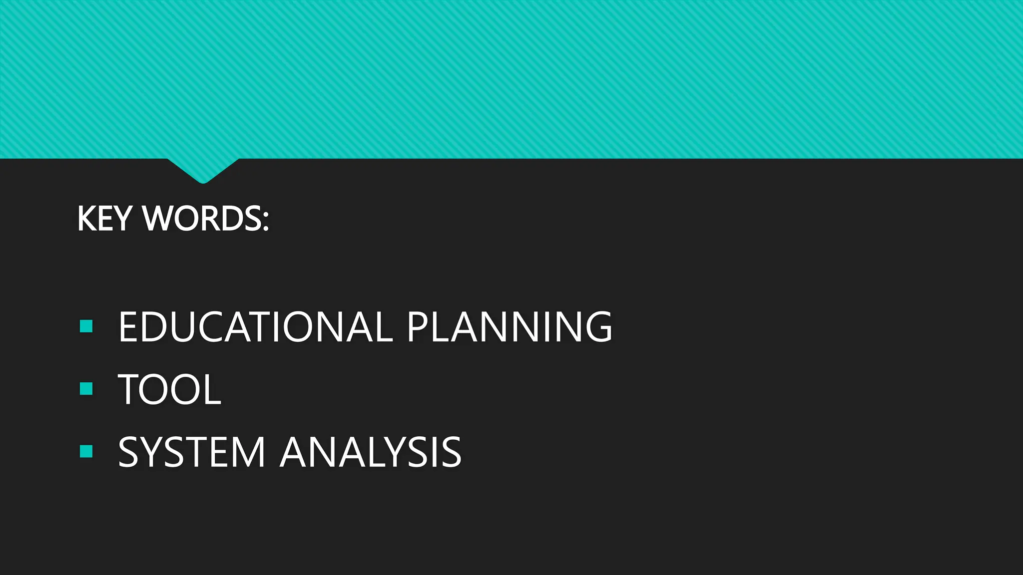 System Analysis as Tool in Educational Planning.pptx
