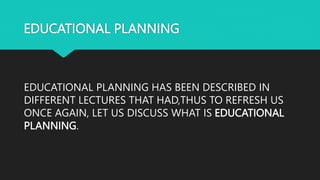 System Analysis as Tool in Educational Planning.pptx