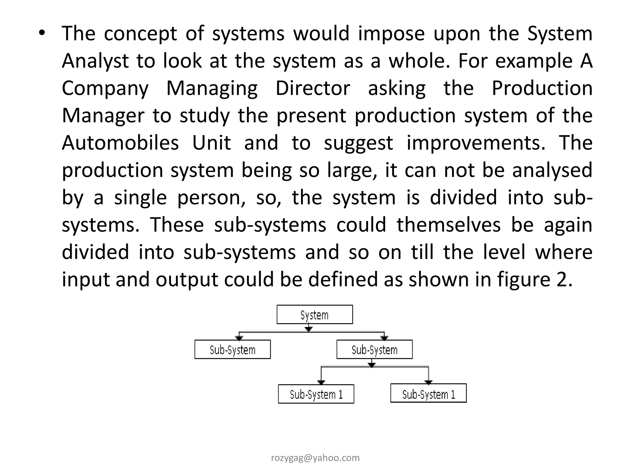 System Analysis & Design - I | PPSX