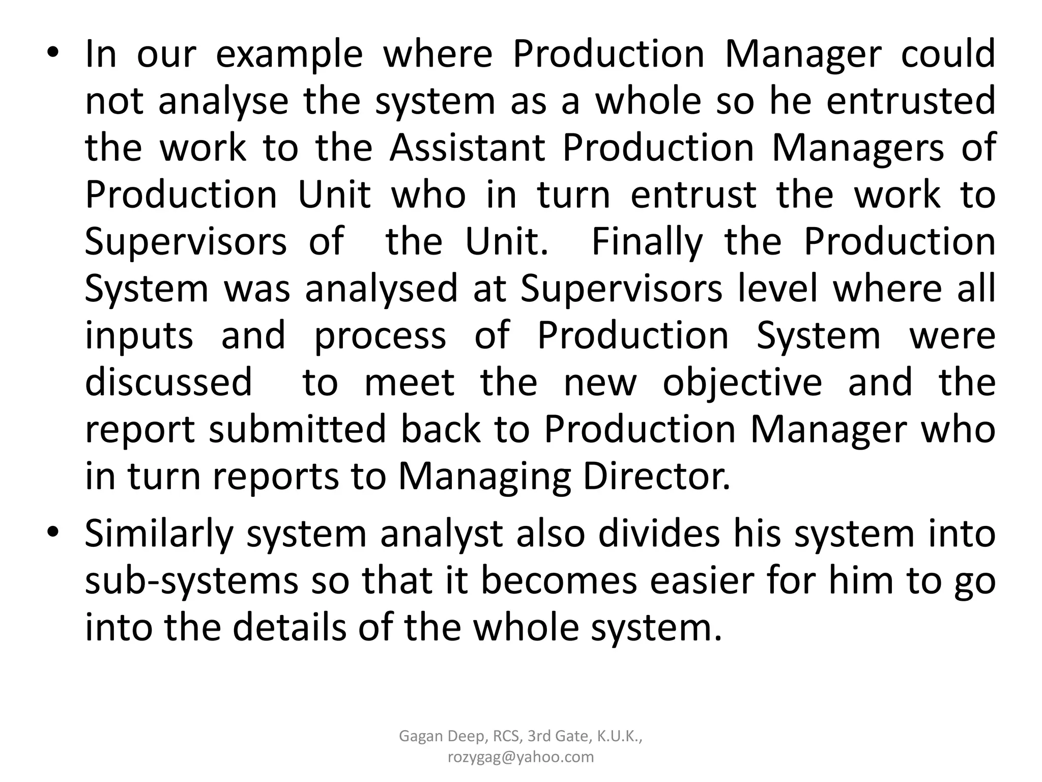 System Analysis & Design - I | PPSX