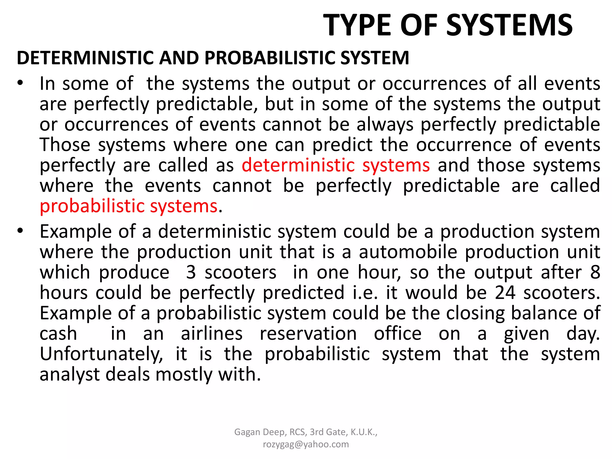 System Analysis & Design - I | PPSX