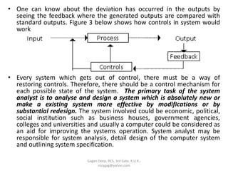 System Analysis & Design - I | PPSX