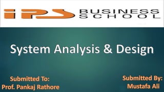 System Analysis & Design | PPT
