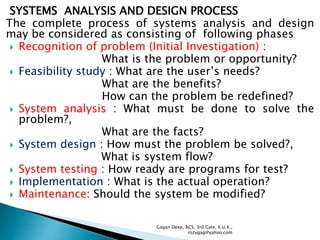 System Analysis & Design - 2 | PPSX