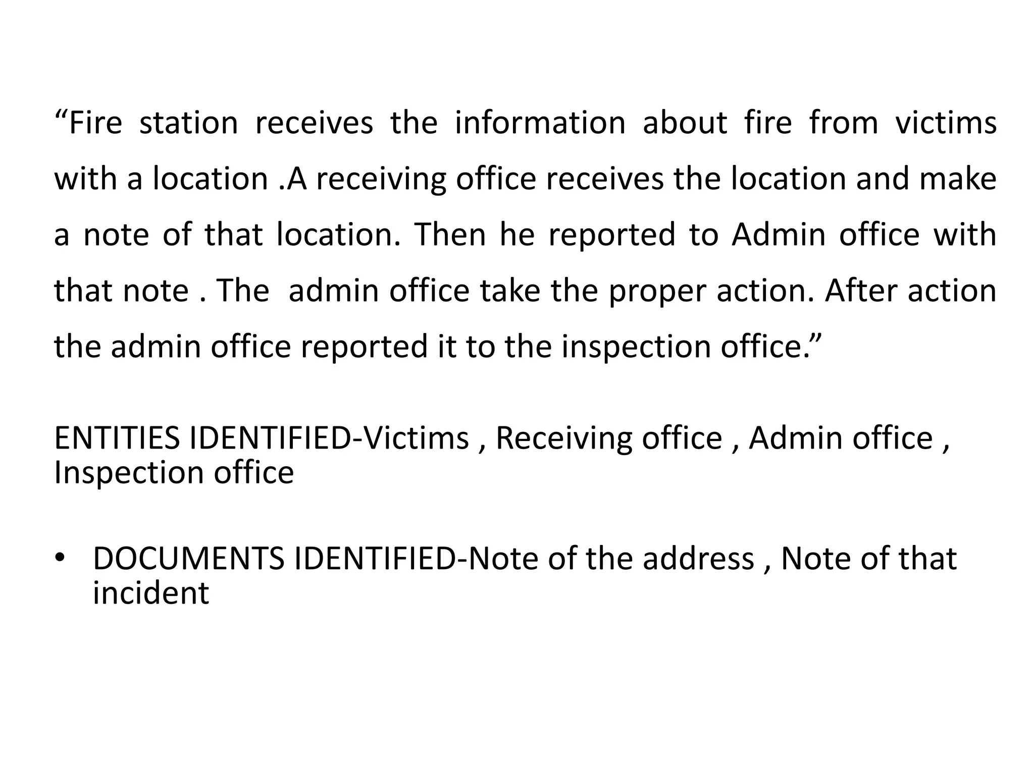 System analysis design of fire service and civil defence | PPT