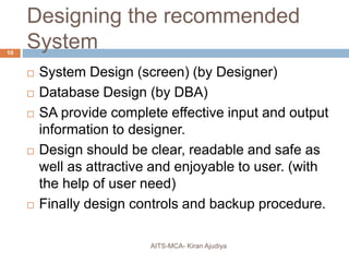 System analysis fundamentals | PPTX