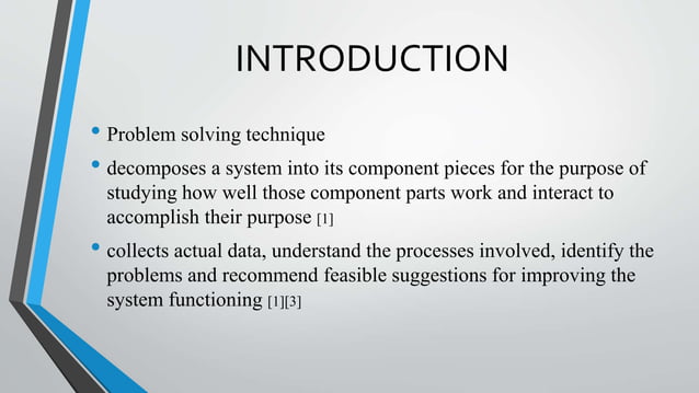 System Analysis Methods system-analysis-methods