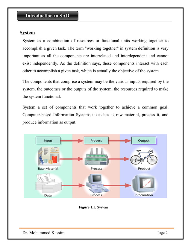 Introduction to System analysis part1 | PDF