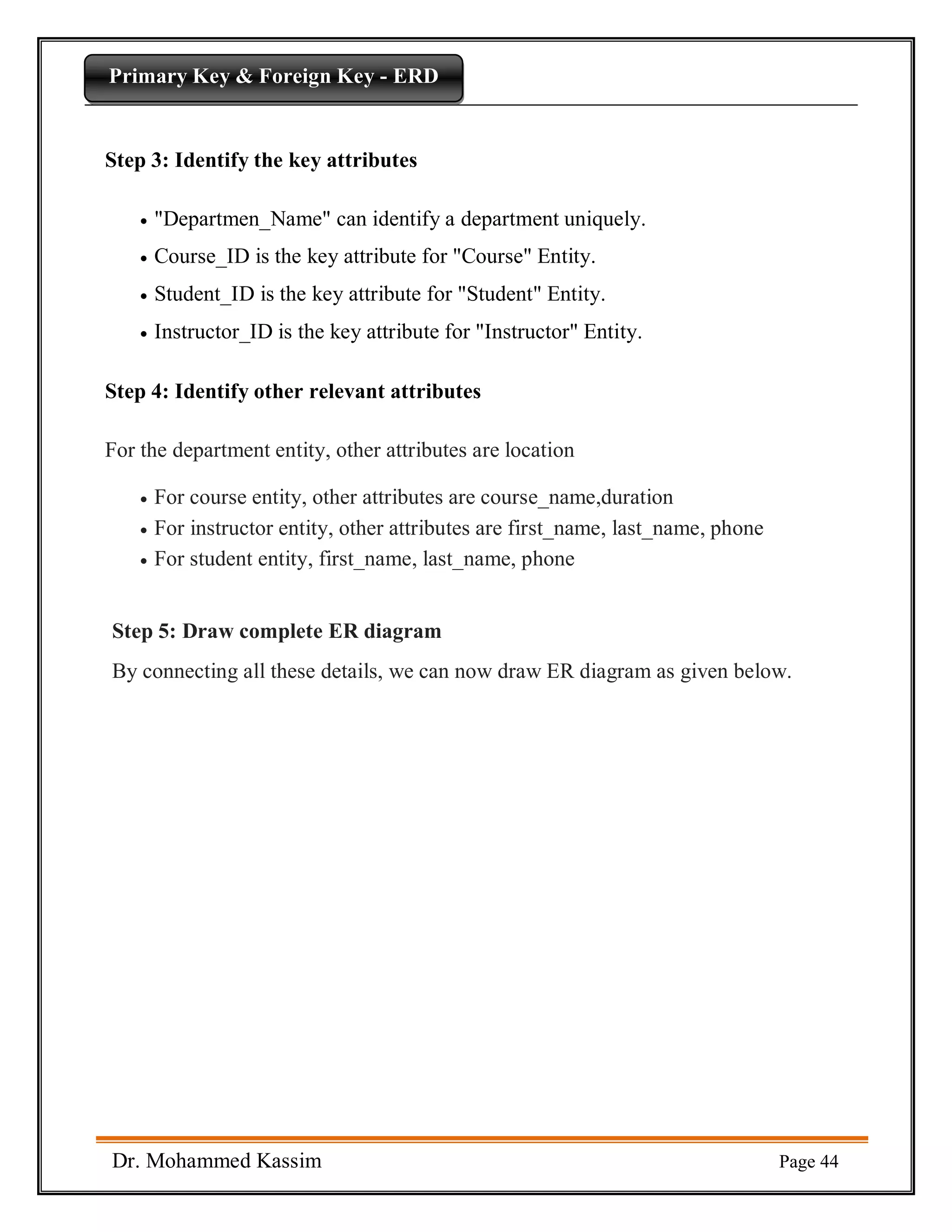 Primary Key & Foreign Key part10 | PDF