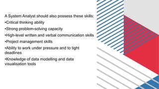 what is System Analyst in Software Development | PPT