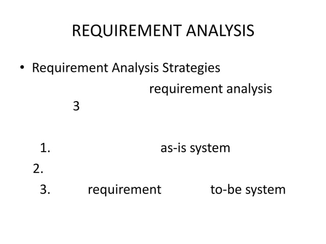 System analyst and design | PPT