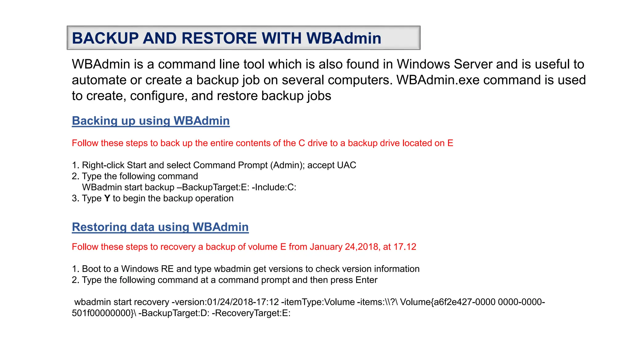 System and Data recovery in modern technology | PPT