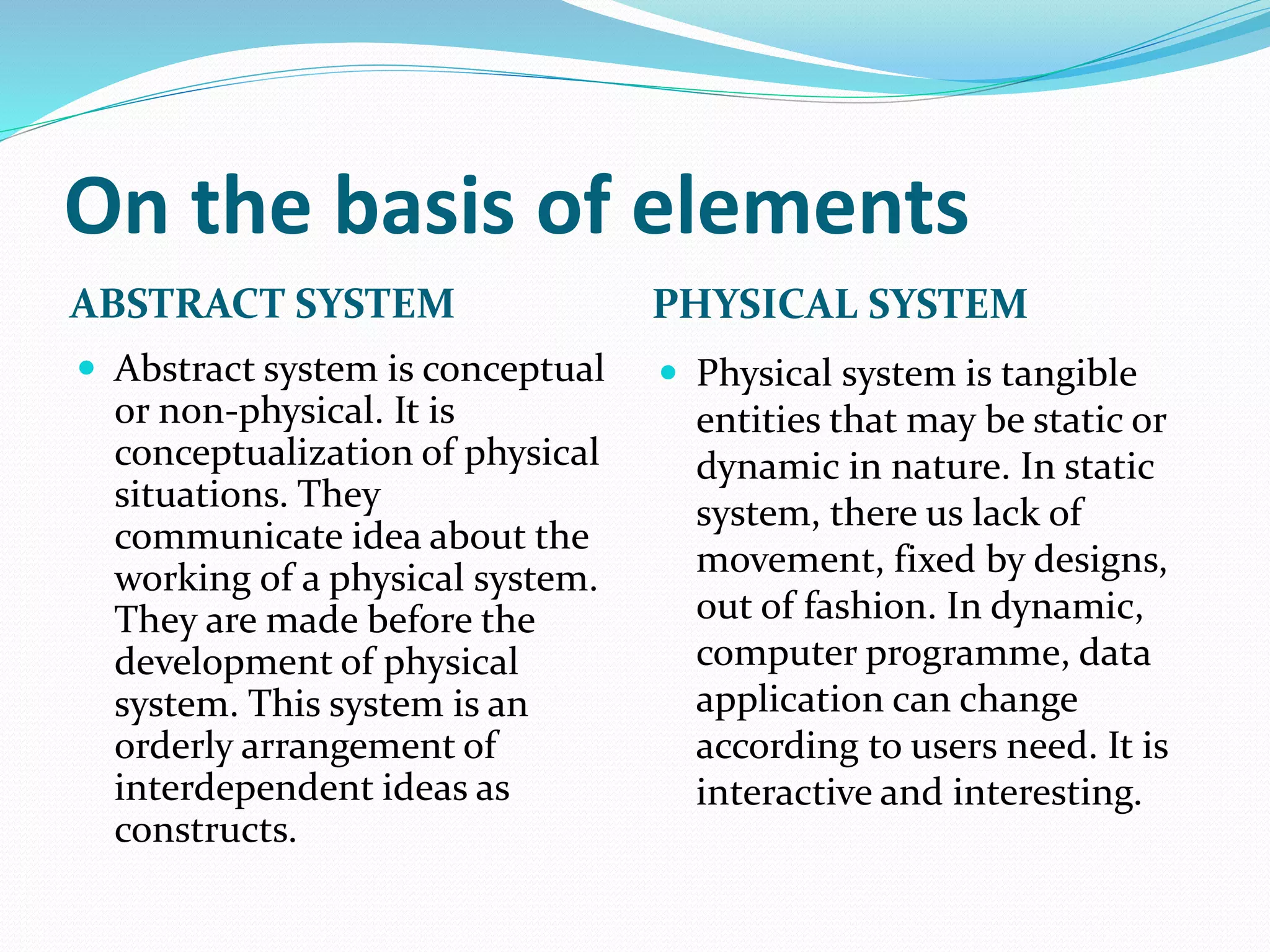 System and its types | PPTX