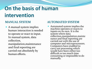 System and its types | PPTX