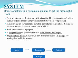 System and its types | PPTX