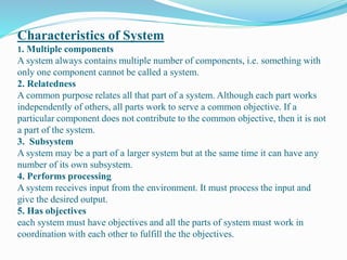System and its types | PPTX