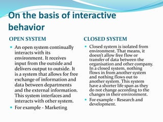 System and its types | PPTX