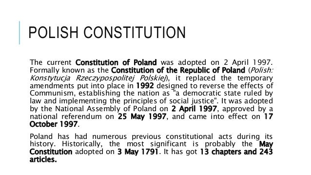 System and law of poland