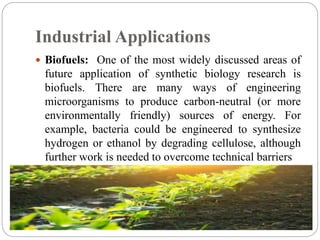 System and synthetic biology | PPTX