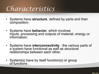 System approach to management | PPTX