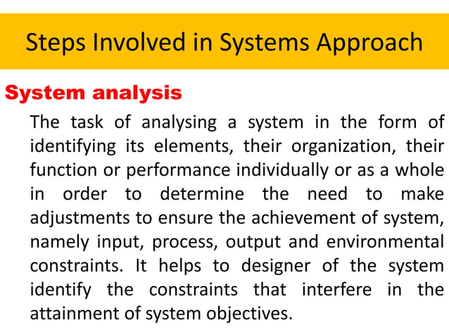 System approach | PPT