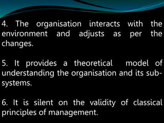 Approaches of Management(Principles of Management) | PPTX